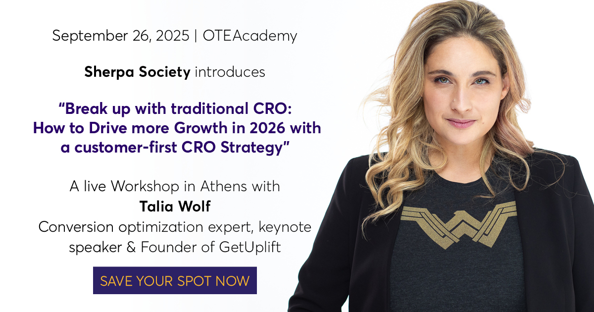 Sherpa Society. Break up with traditional CRO: How to Drive more Growth ...